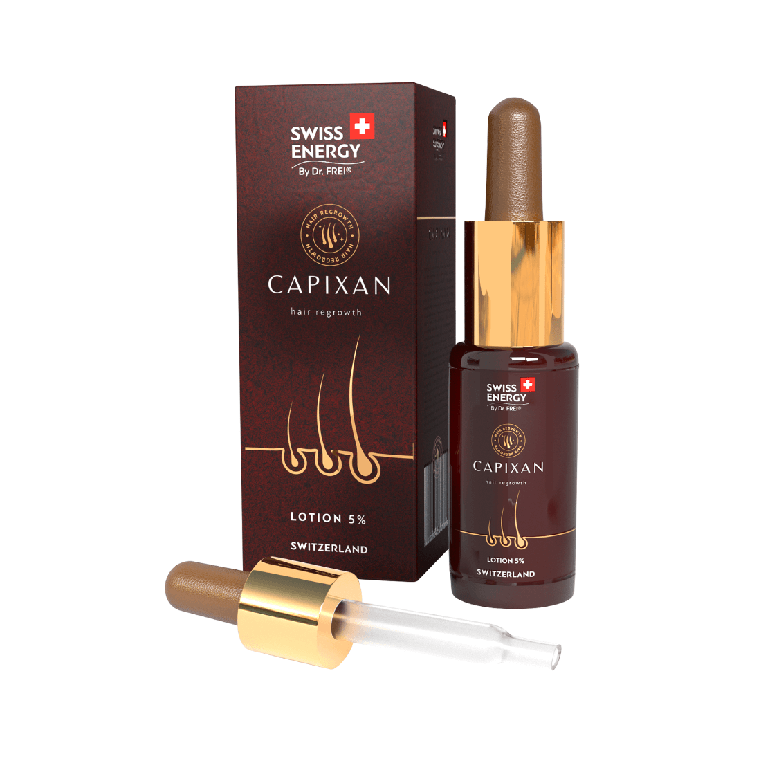 Swiss Energy CAPIXAN 5% Lotion | Mot Hårtab → Klicka Här